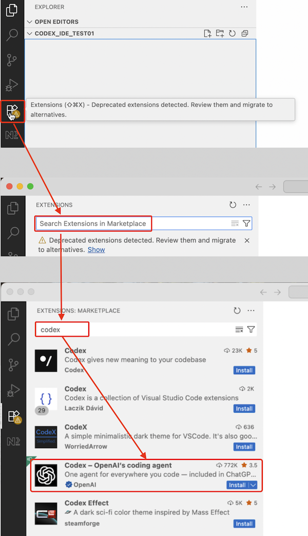 VS CodeでCodex IDE extensionを設定（ChatGPT Plus以上が必要）/AIコーディング支援/無料〜安価で生成AI ...